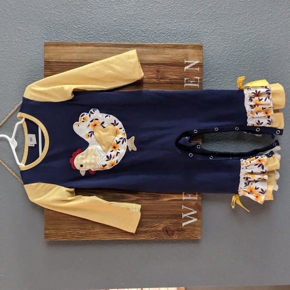 dash of glitter | One Pieces | Days Of Glitter Toddler Girls Chicken ...